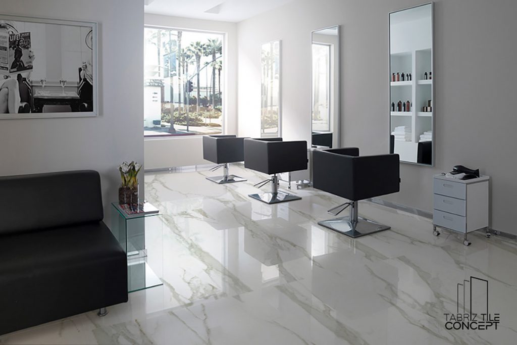 Salon Floor Tiles Kalkarea Sand Matt Porcelain Tile Western